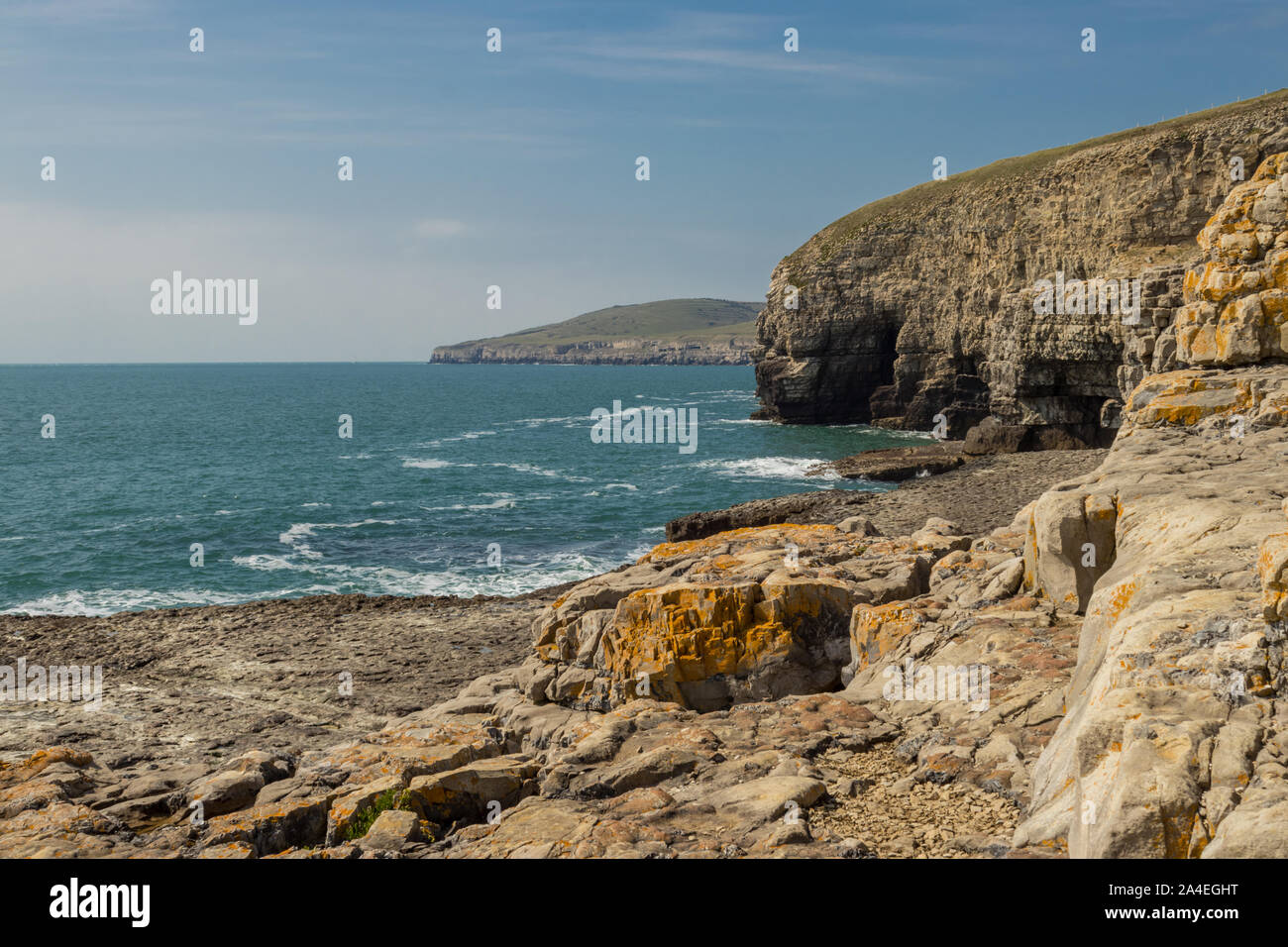 Jurassic coast dorset dancing ledge hi-res stock photography and images ...