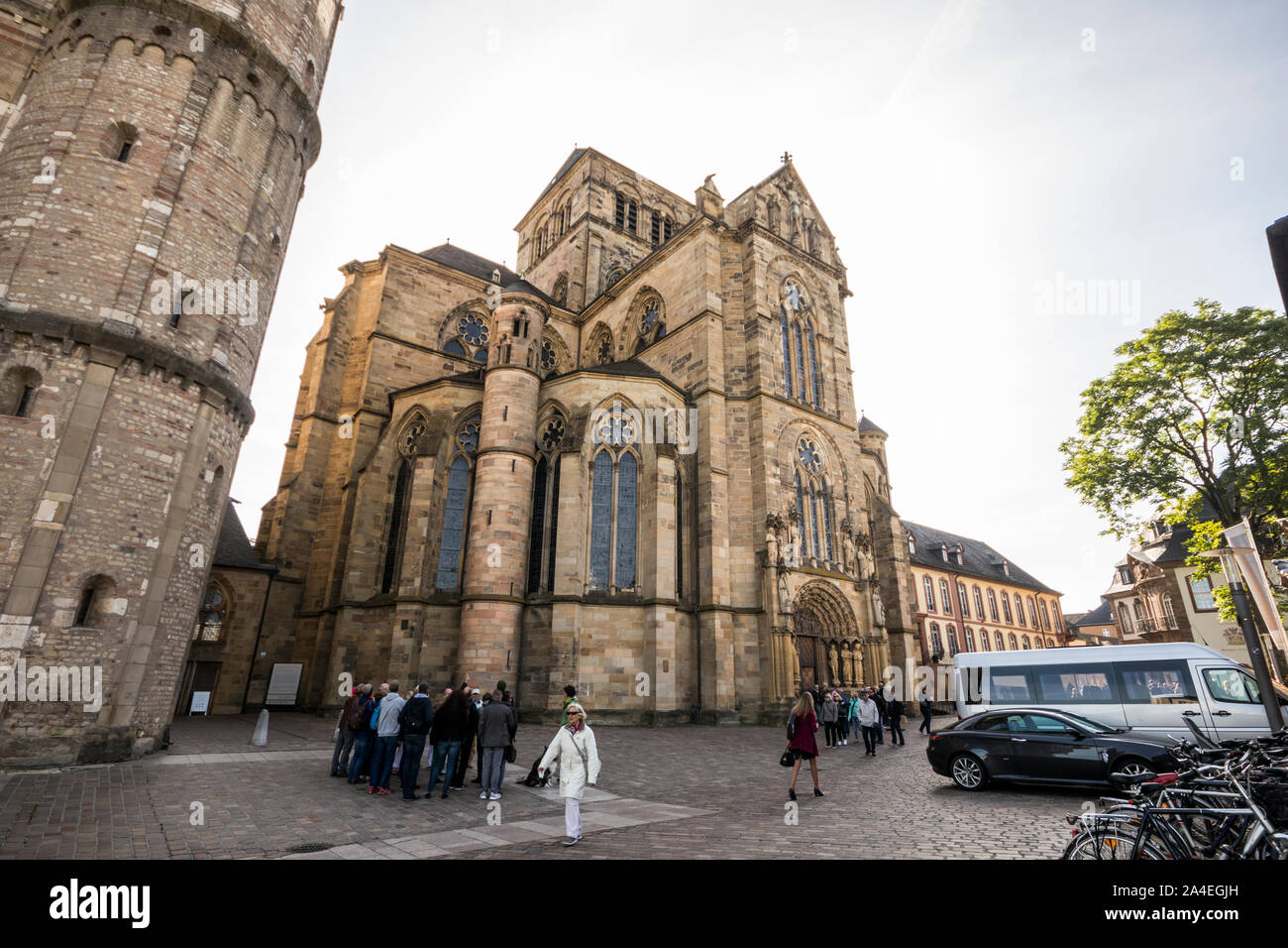 Germany trier exterior liebfrauenkirche church hi-res stock photography ...