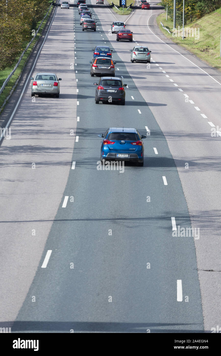 Traffic in city of Helsinki, capital of Finland Stock Photo - Alamy