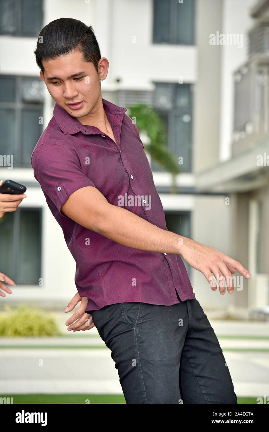 Happy Filipino Male Person Stock Photo - Alamy