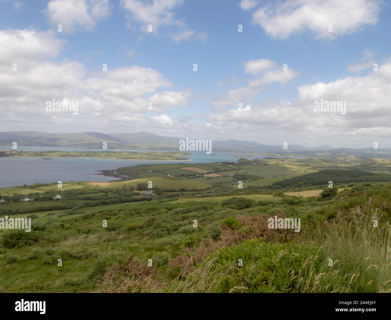 landscape along the sheep heads way Stock Photo - Alamy