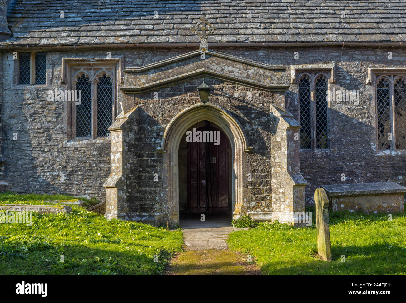 St Peters Church in the village of Church Knowle, Dorset, UK Stock ...