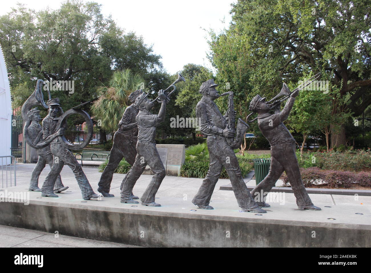 sculpture of jazz musicians Stock Photo - Alamy