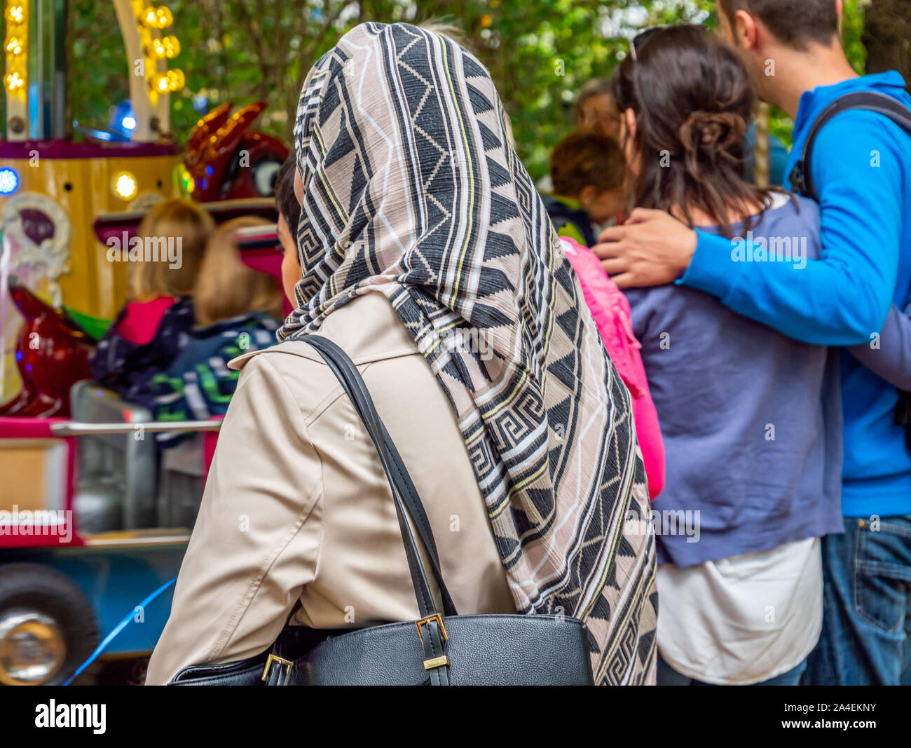 Muslim woman integration in Germany Stock Photo - Alamy