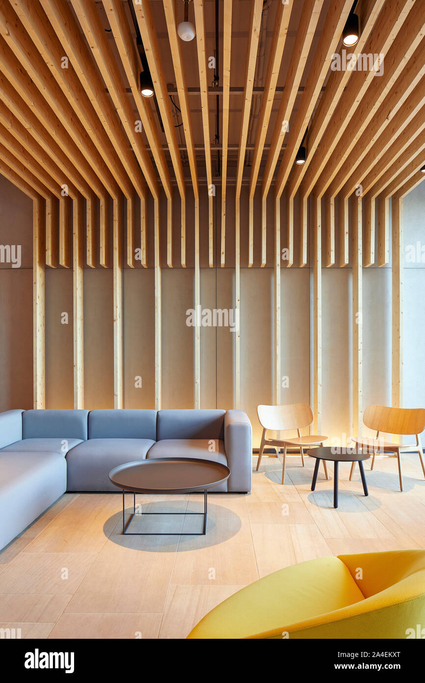 Furnishing in reception's waiting foyer area. Davidson House, Reading ...