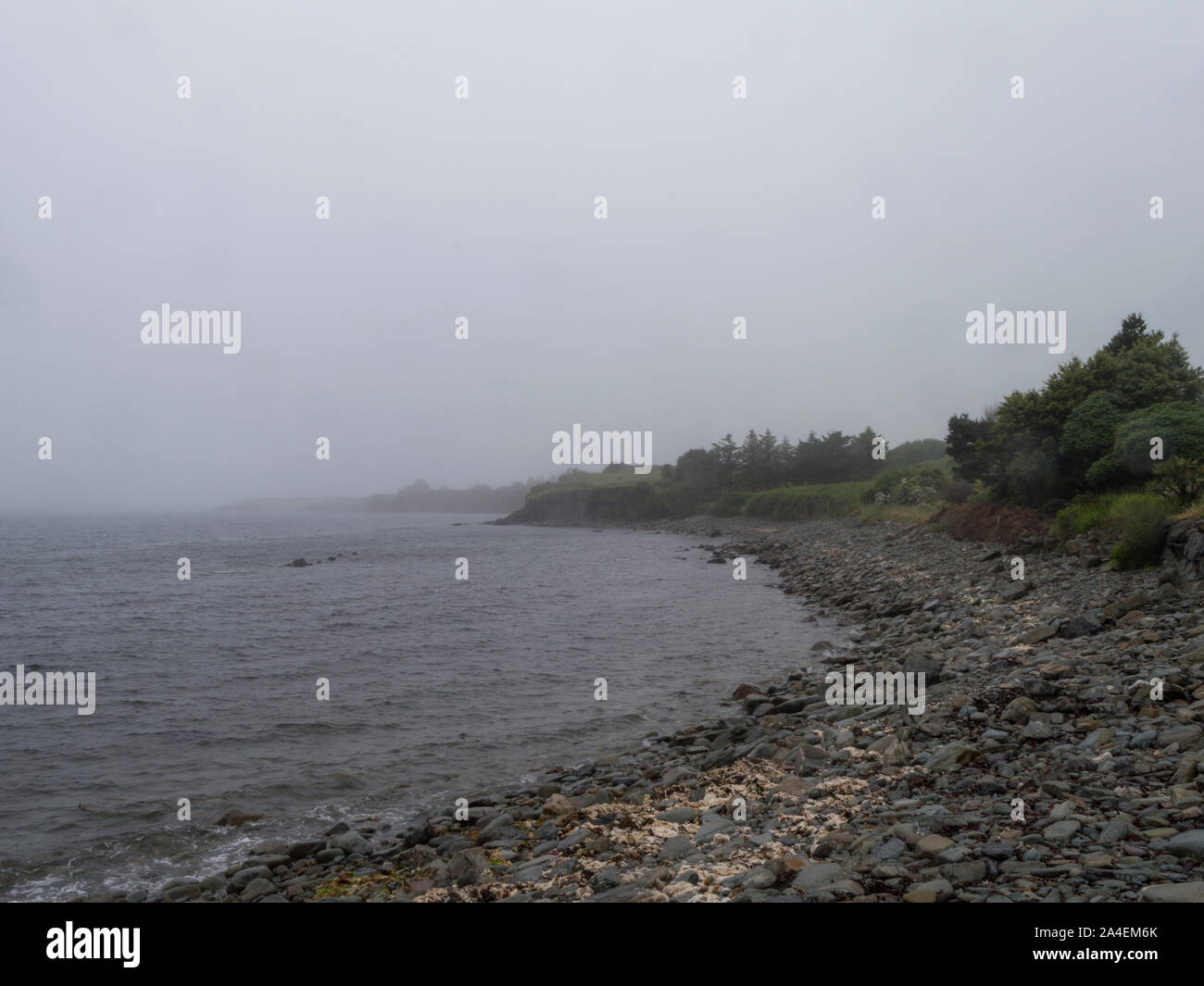 landscape along the sheep heads way Stock Photo - Alamy