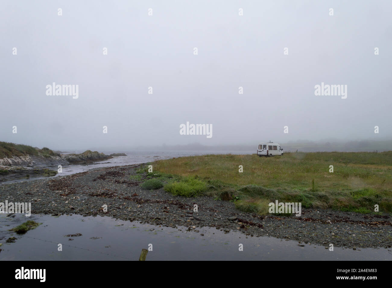 landscape along the sheep heads way Stock Photo - Alamy