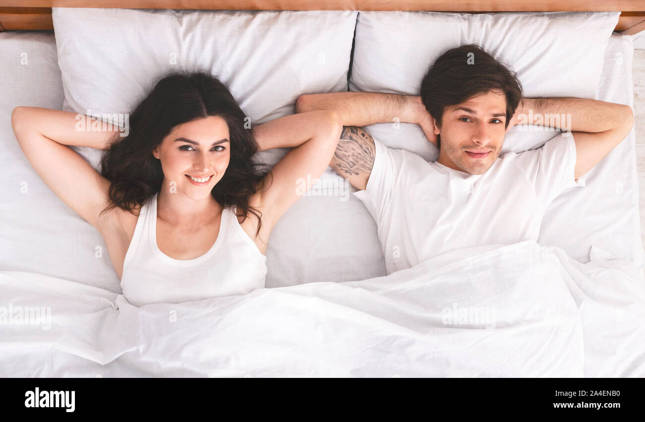 Satisfied Couple High Resolution Stock Photography and Images - Alamy