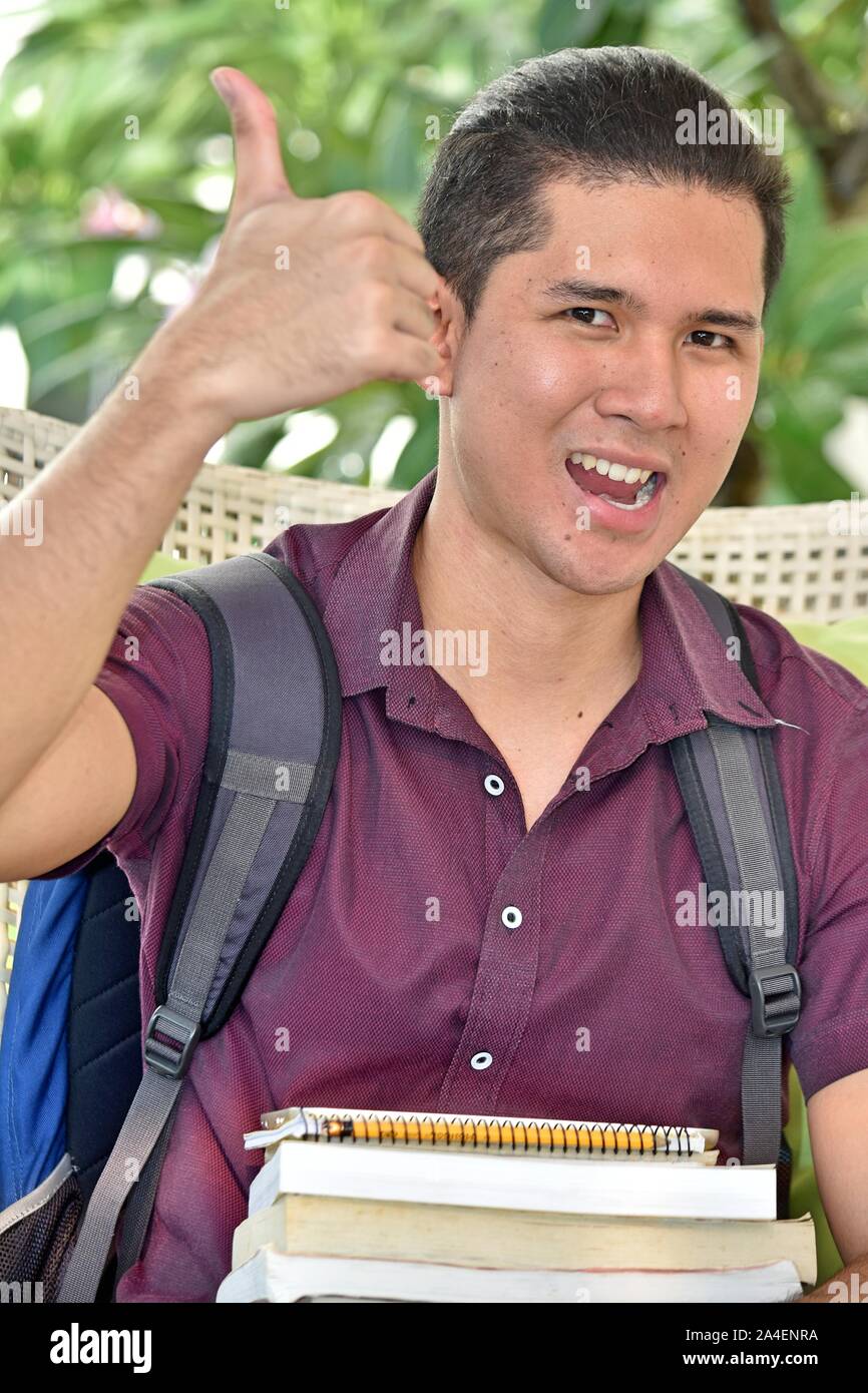 Happy university boy student hi-res stock photography and images - Alamy