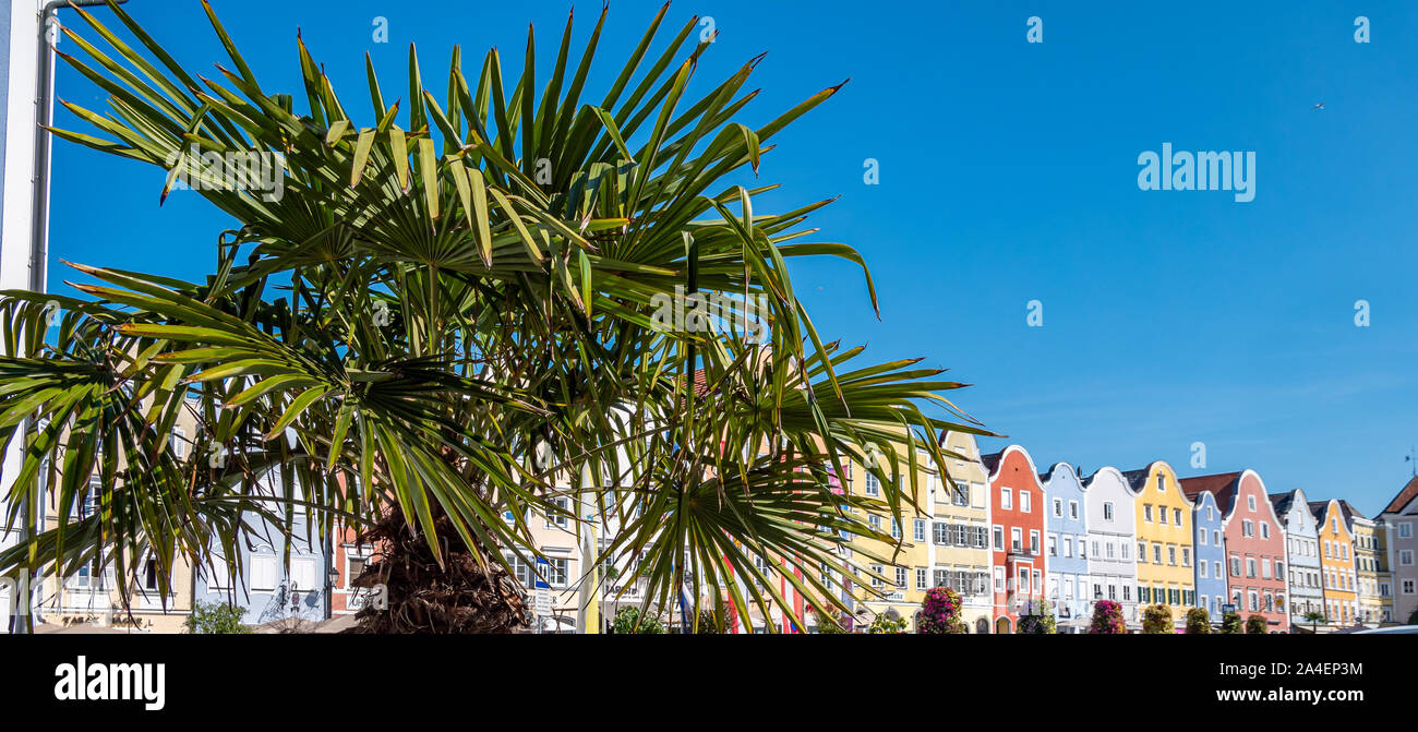 Baroque town scharding austria hi-res stock photography and images - Alamy
