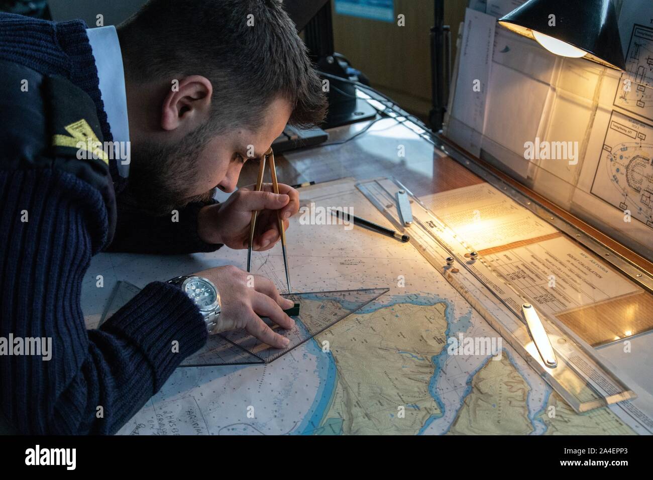 Cockpit compass hi-res stock photography and images - Alamy