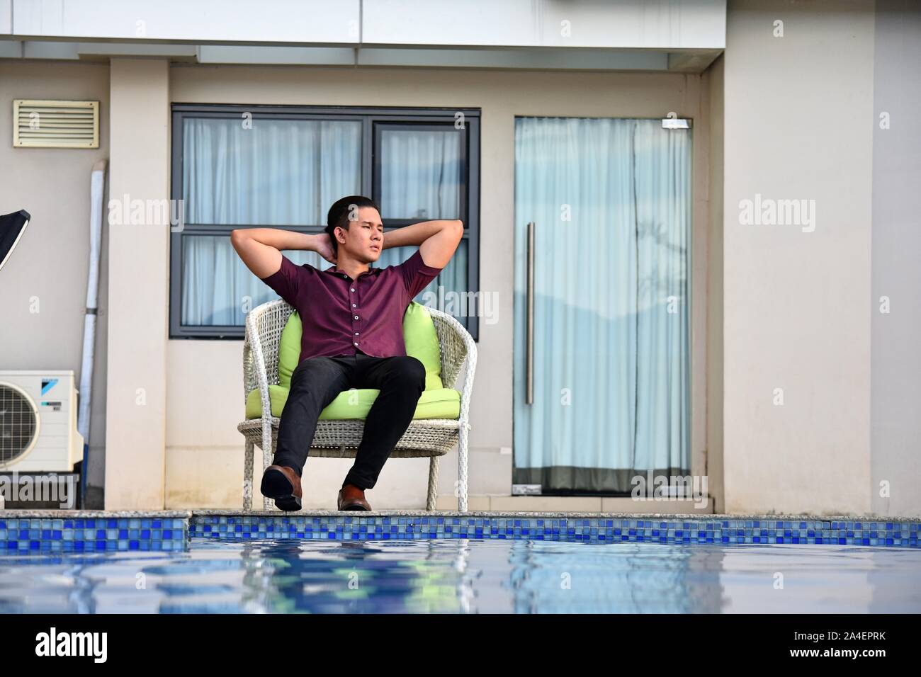 Person resting hi-res stock photography and images - Alamy