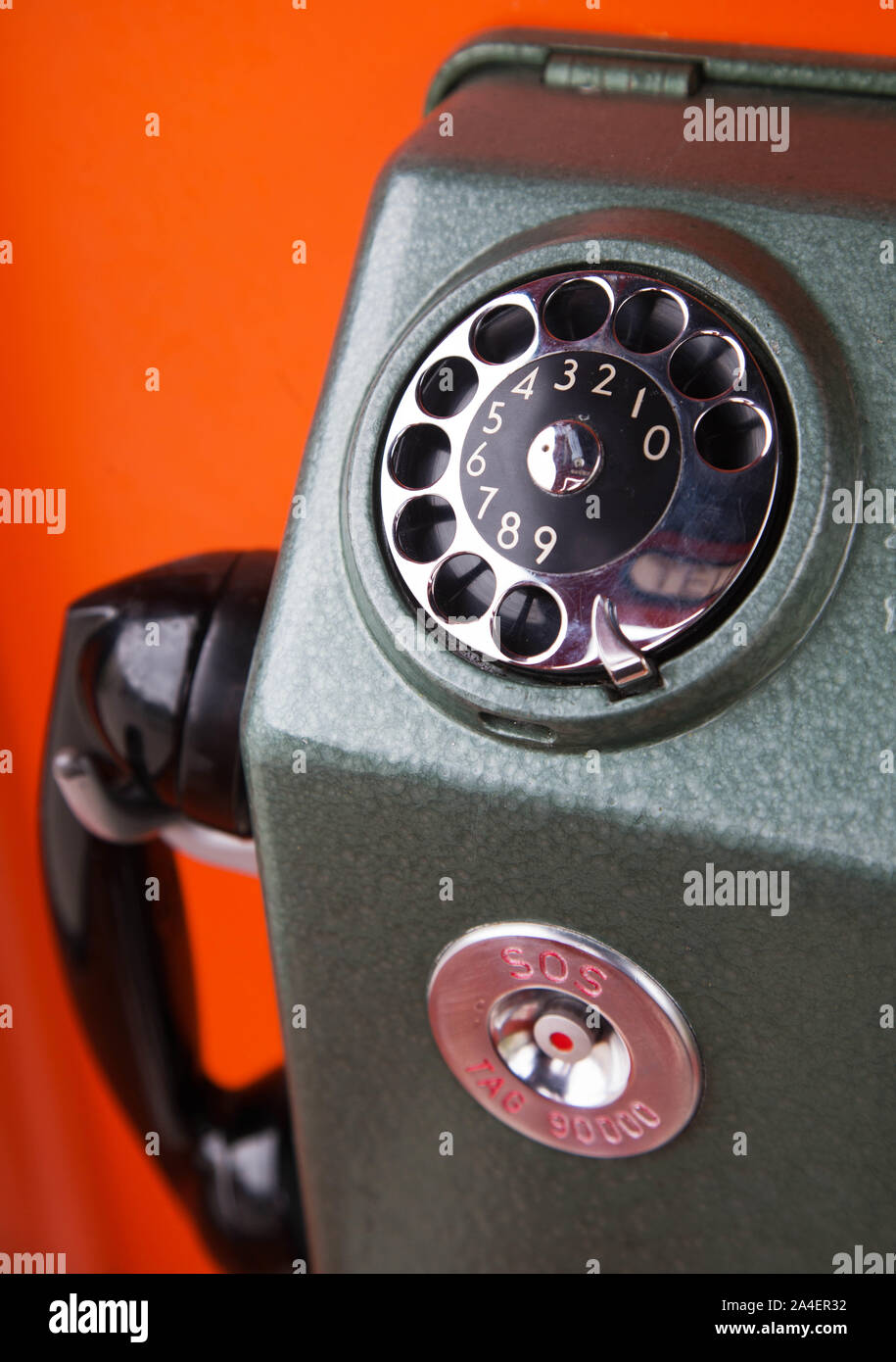 An old telephone booth.Photo Jeppe Gustafsson Stock Photo - Alamy
