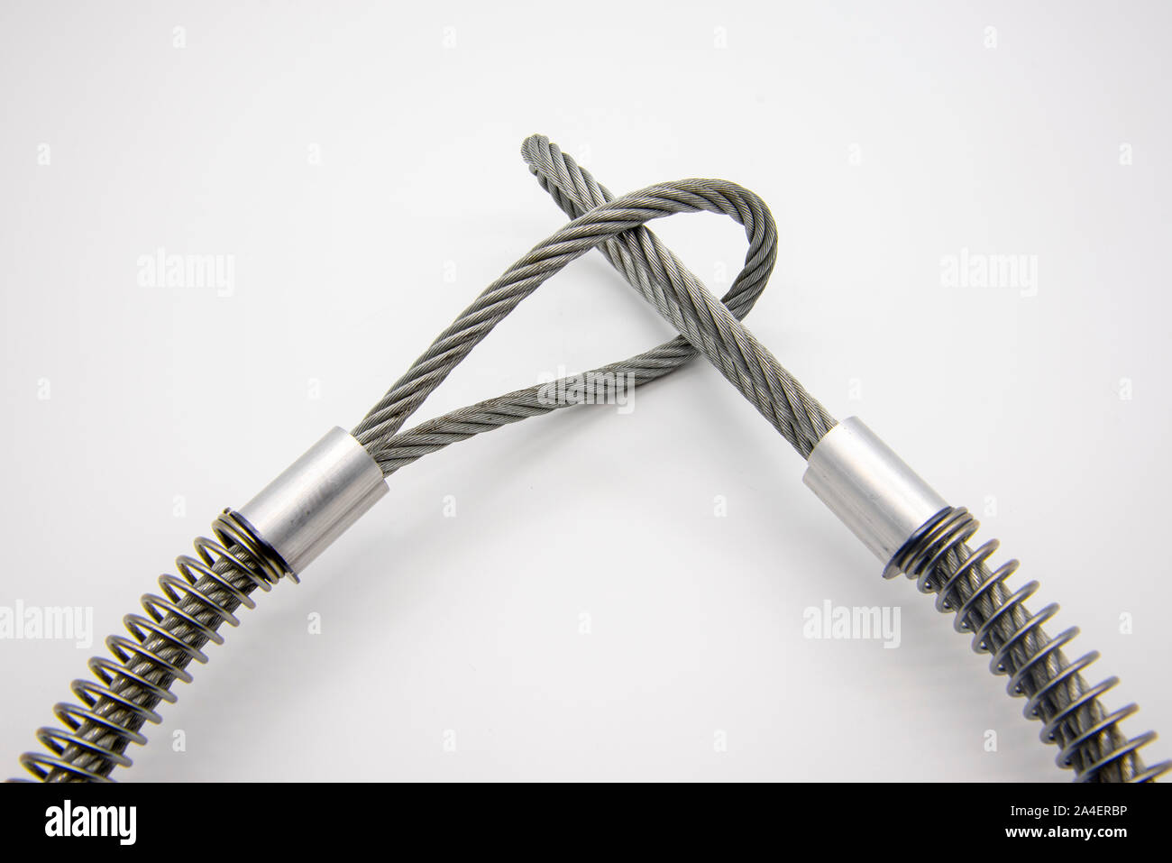 Details of the safety rope for high pressure hoses, one loop is ...