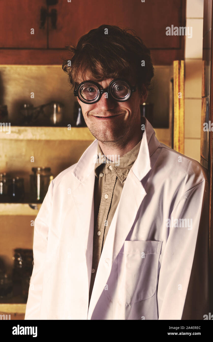 Mad scientist and frankenstein hi-res stock photography and images - Alamy