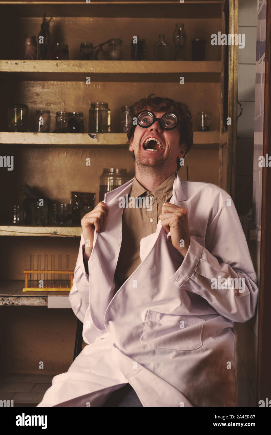 Frankenstein laboratory hi-res stock photography and images - Alamy