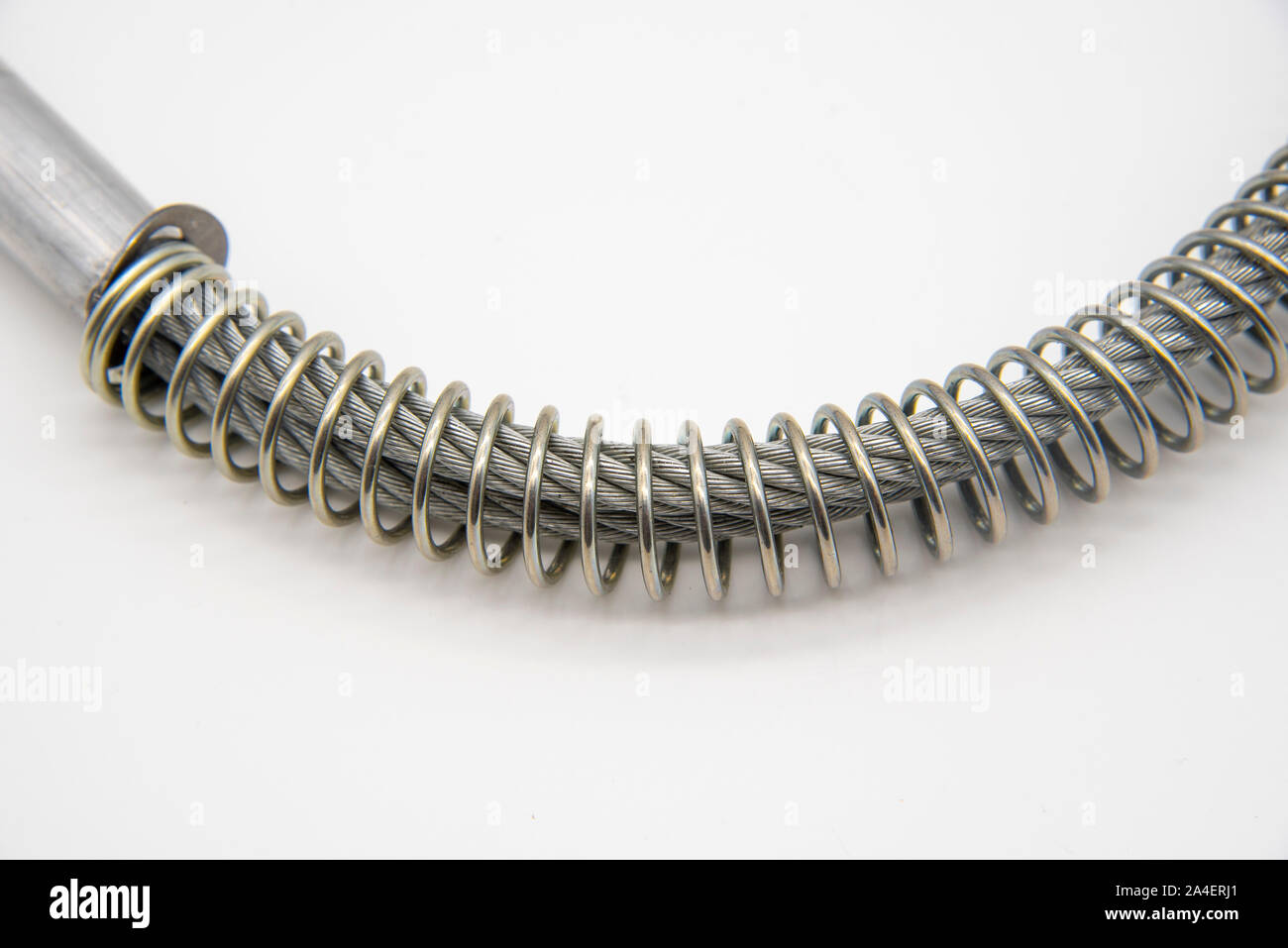 Details of the safety rope for high pressure hoses Stock Photo - Alamy