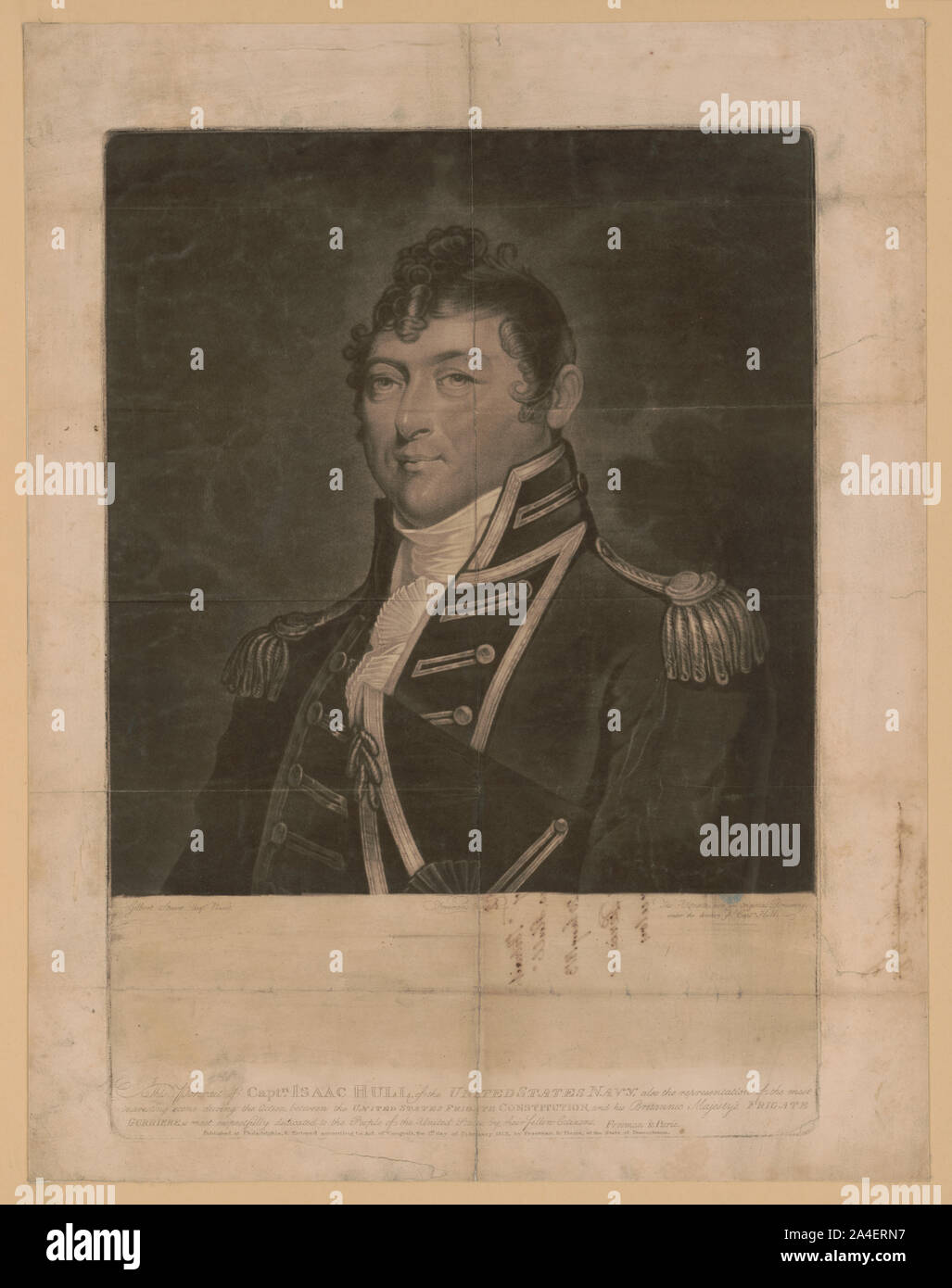 This portrait of Captn. Isaac Hull, of the United States Navy ...