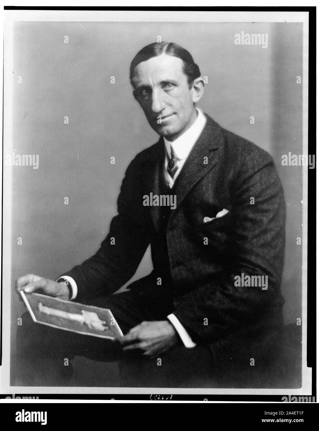 Thomas A. Edison, Jr., three-quarter length portrait, facing slightly ...