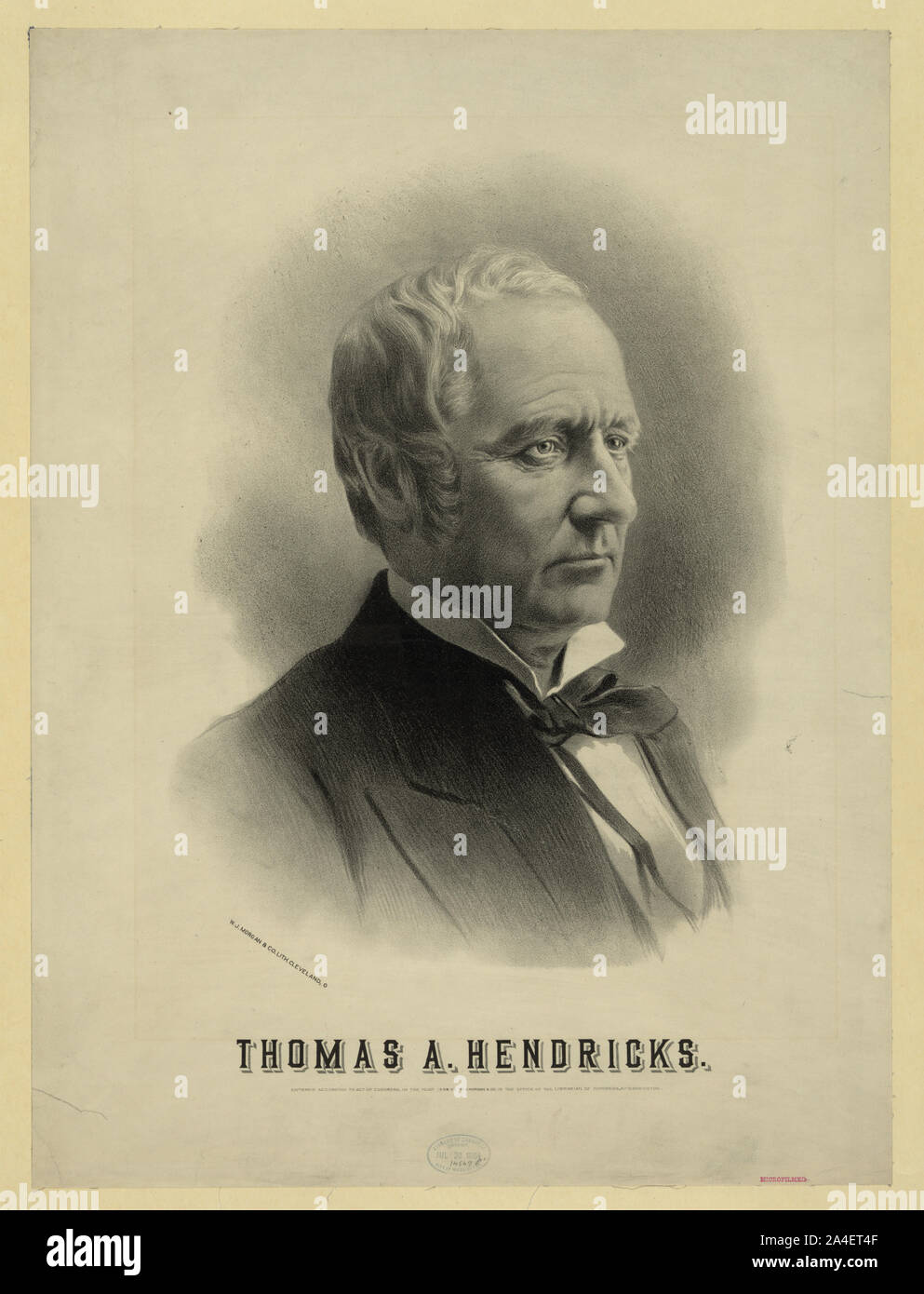 Thomas A. Hendricks Stock Photo - Alamy