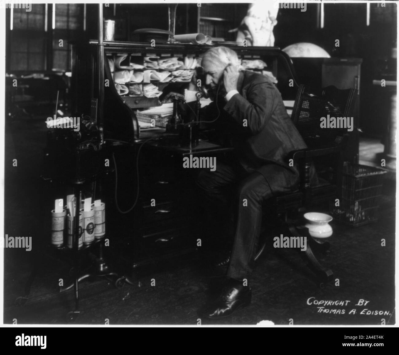 Edison electric power history hi-res stock photography and images - Alamy