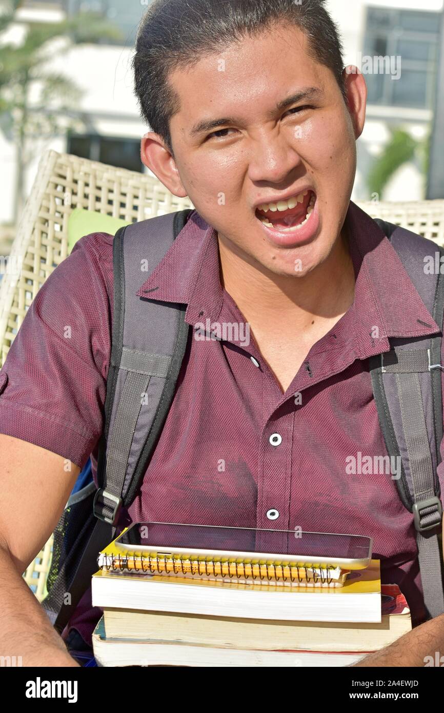 Student And Excitement Stock Photo - Alamy