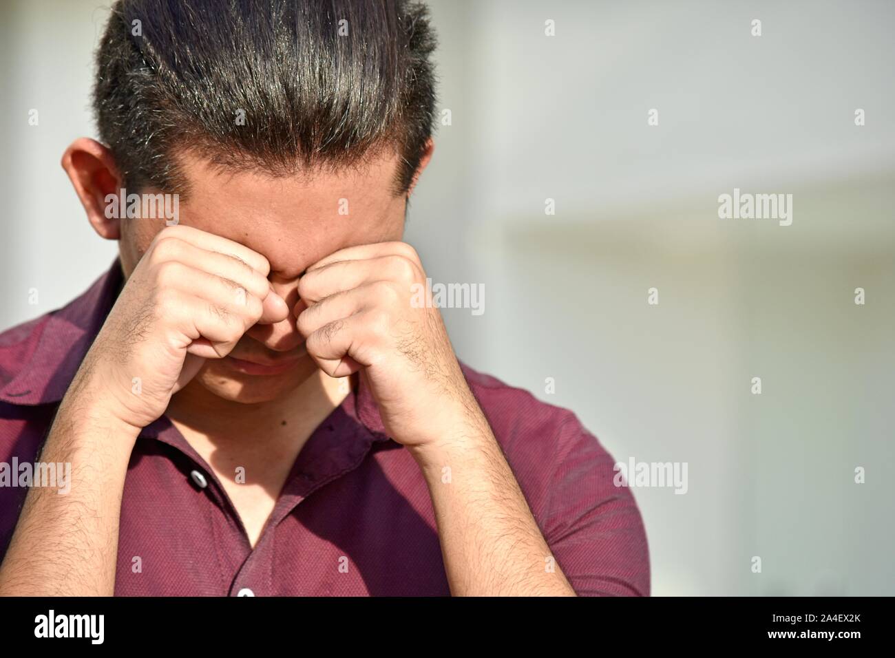 Tearful looking hi-res stock photography and images - Alamy