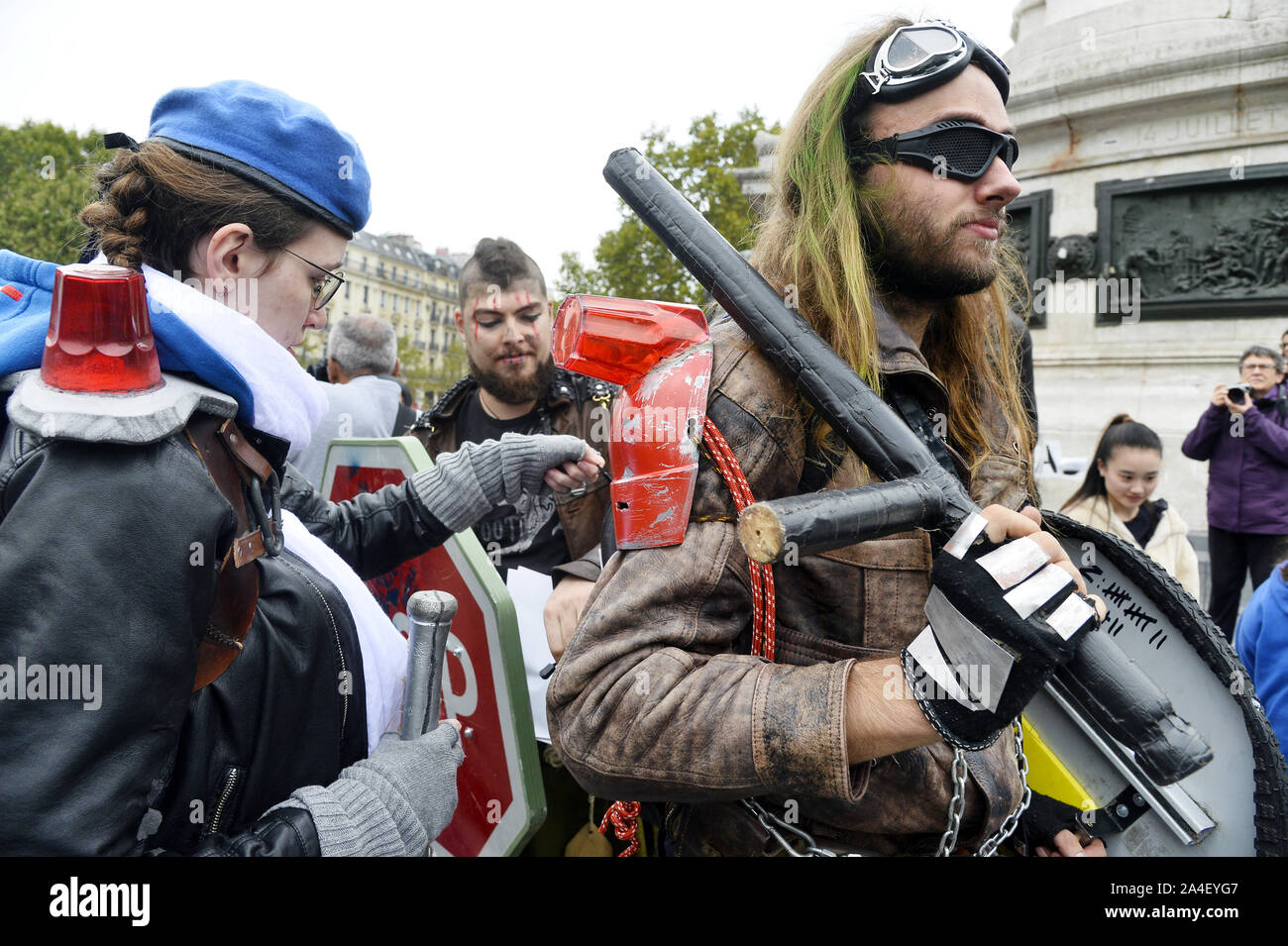 The Zombie Walk of Paris 2019 - France Stock Photo - Alamy