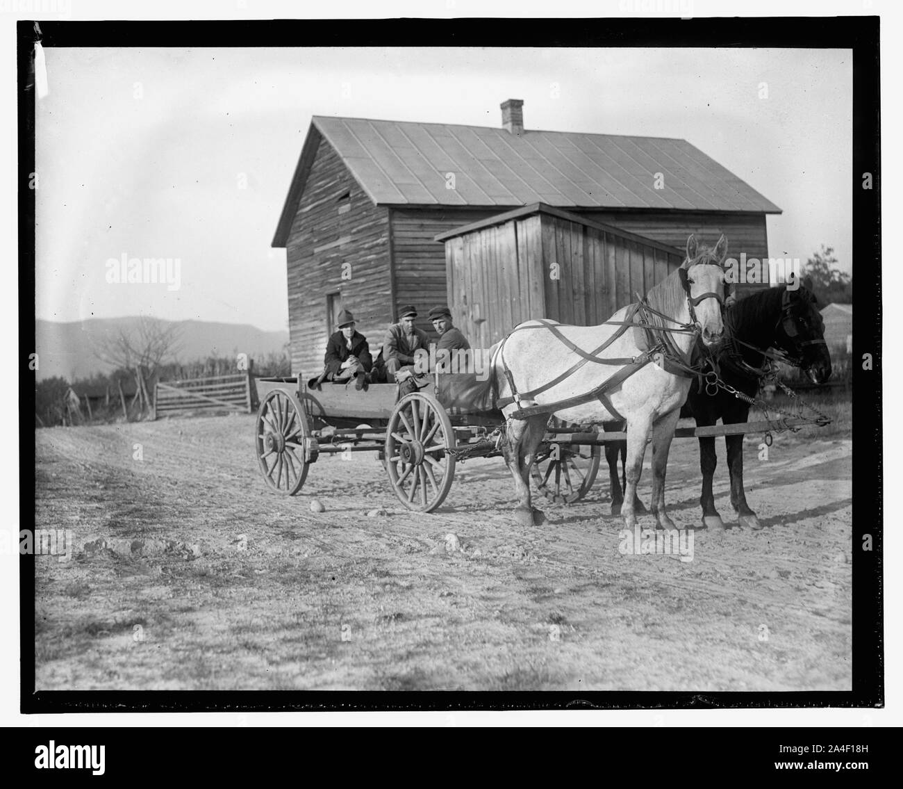 Old horse cart in Cut Out Stock Images & Pictures - Alamy