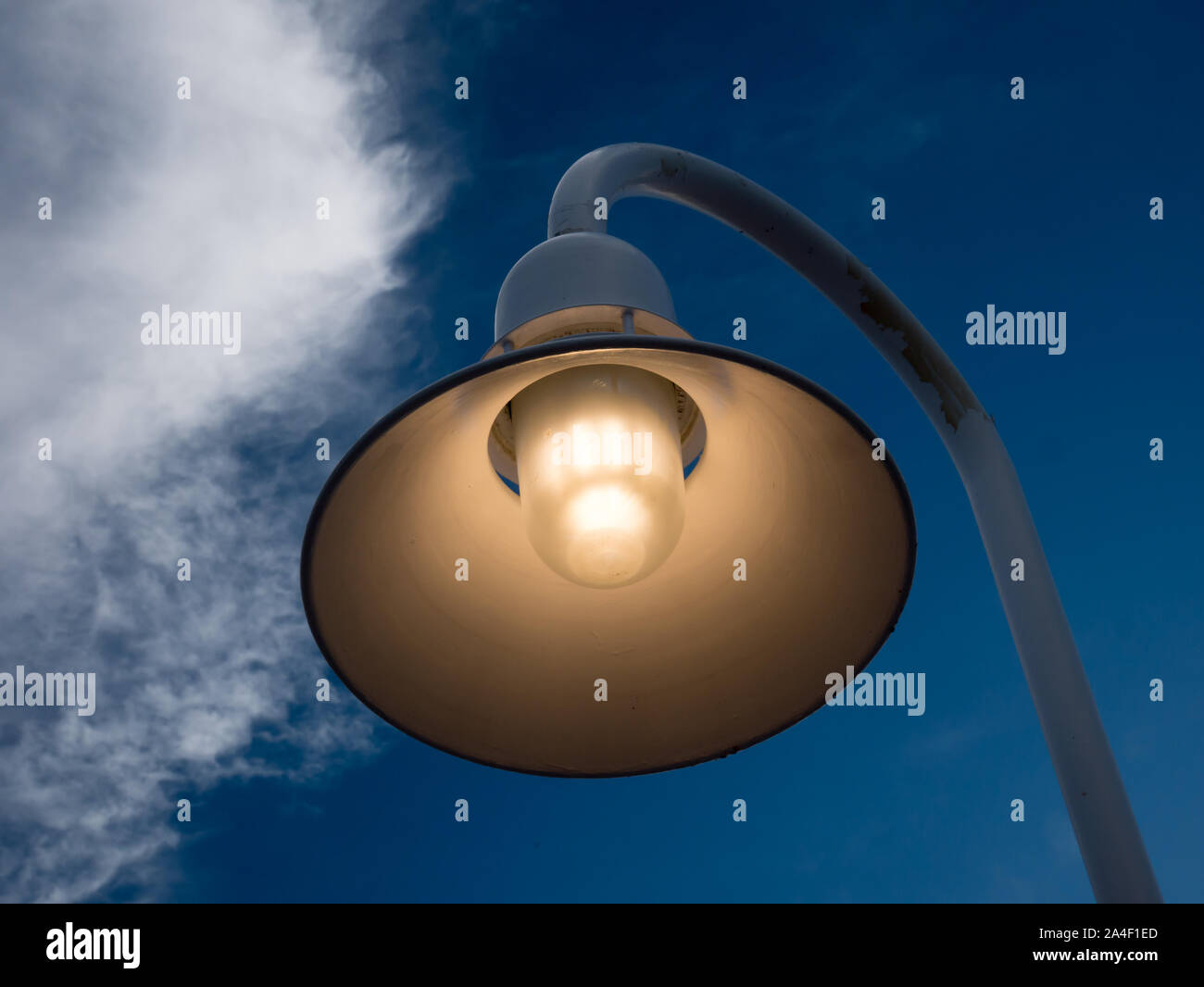 Isolated yellow lamp post lantern hi-res stock photography and images ...