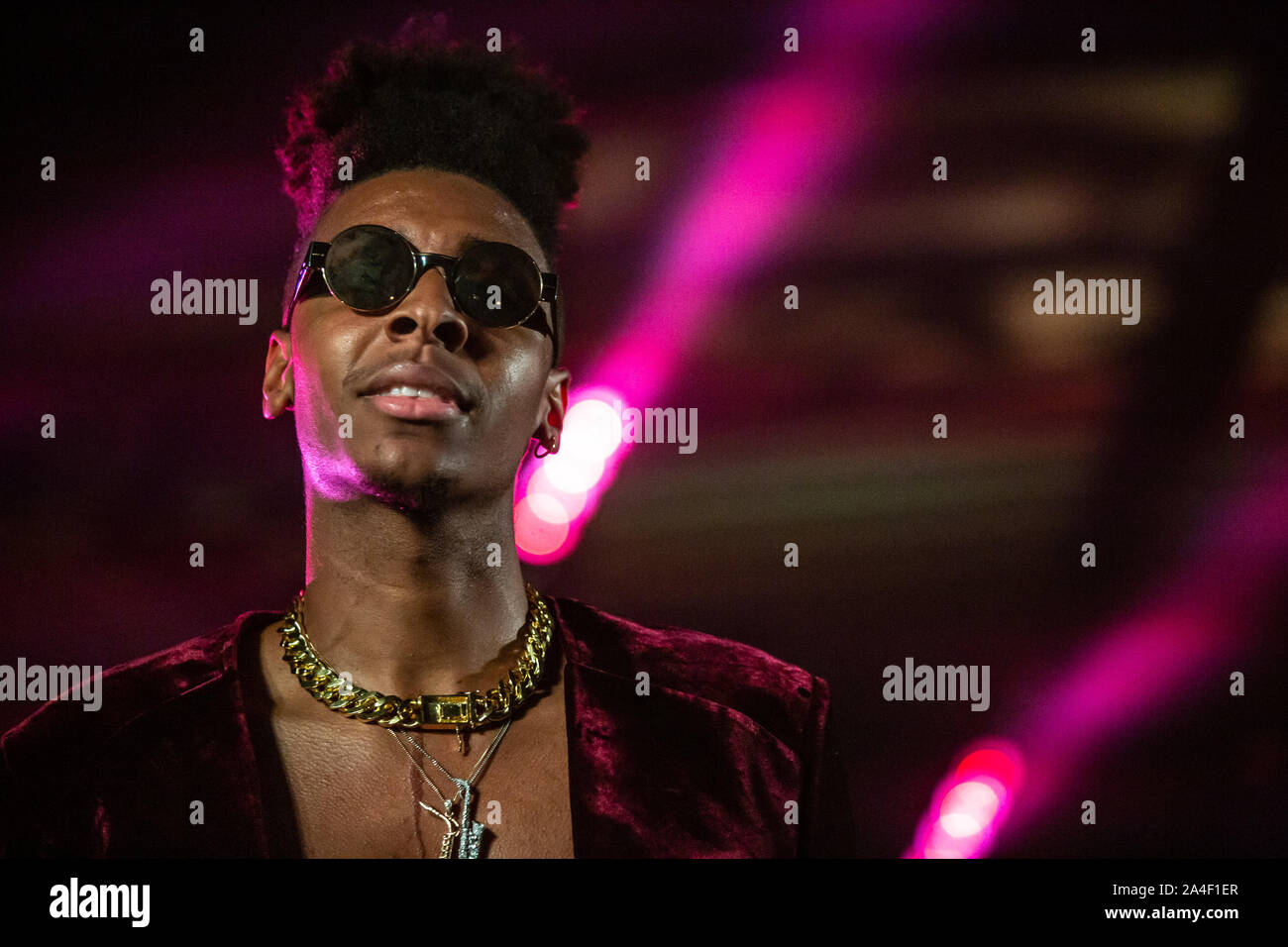 ATLANTA, GEORGIA - OCTOBER 13: Masego performs during day 2 of AFROPUNK Music Festival at ...