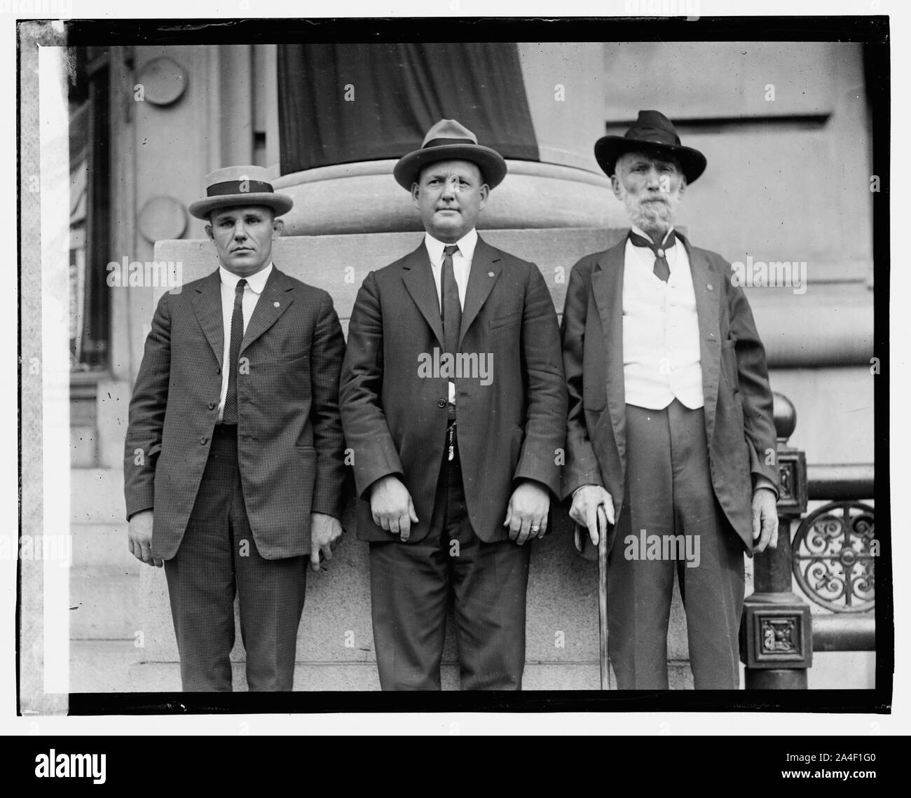 Portrait three men unknown Black and White Stock Photos & Images - Alamy