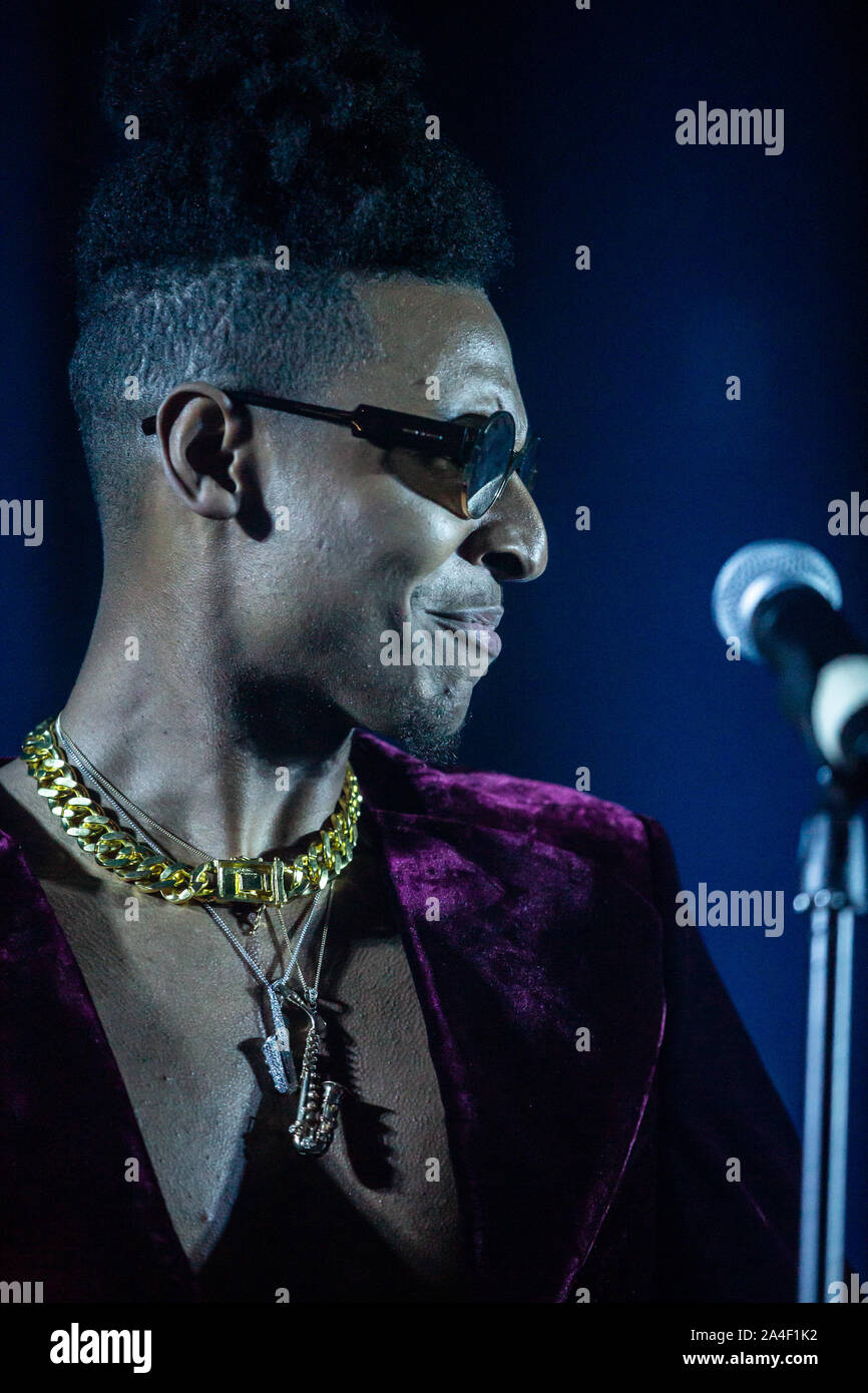 ATLANTA, GEORGIA - OCTOBER 13: Masego performs during day 2 of AFROPUNK Music Festival at ...