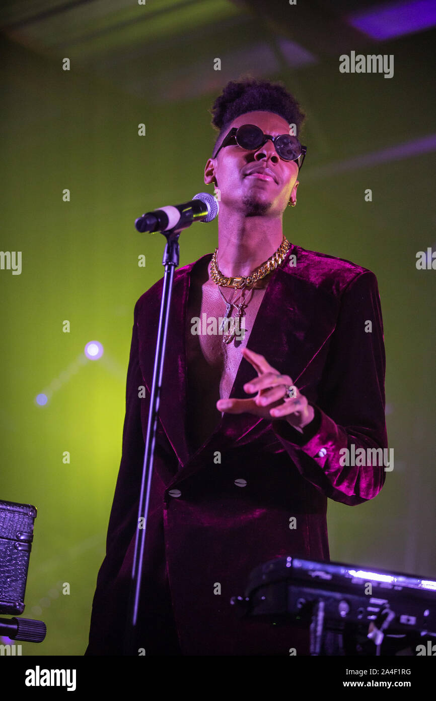 ATLANTA, GEORGIA - OCTOBER 13: Masego performs during day 2 of AFROPUNK Music Festival at ...