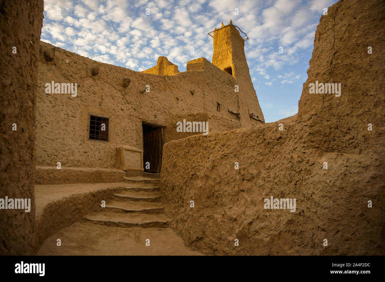 The Mosque in Siwa's Shali Fortress which is made of "Kershef" (or ...
