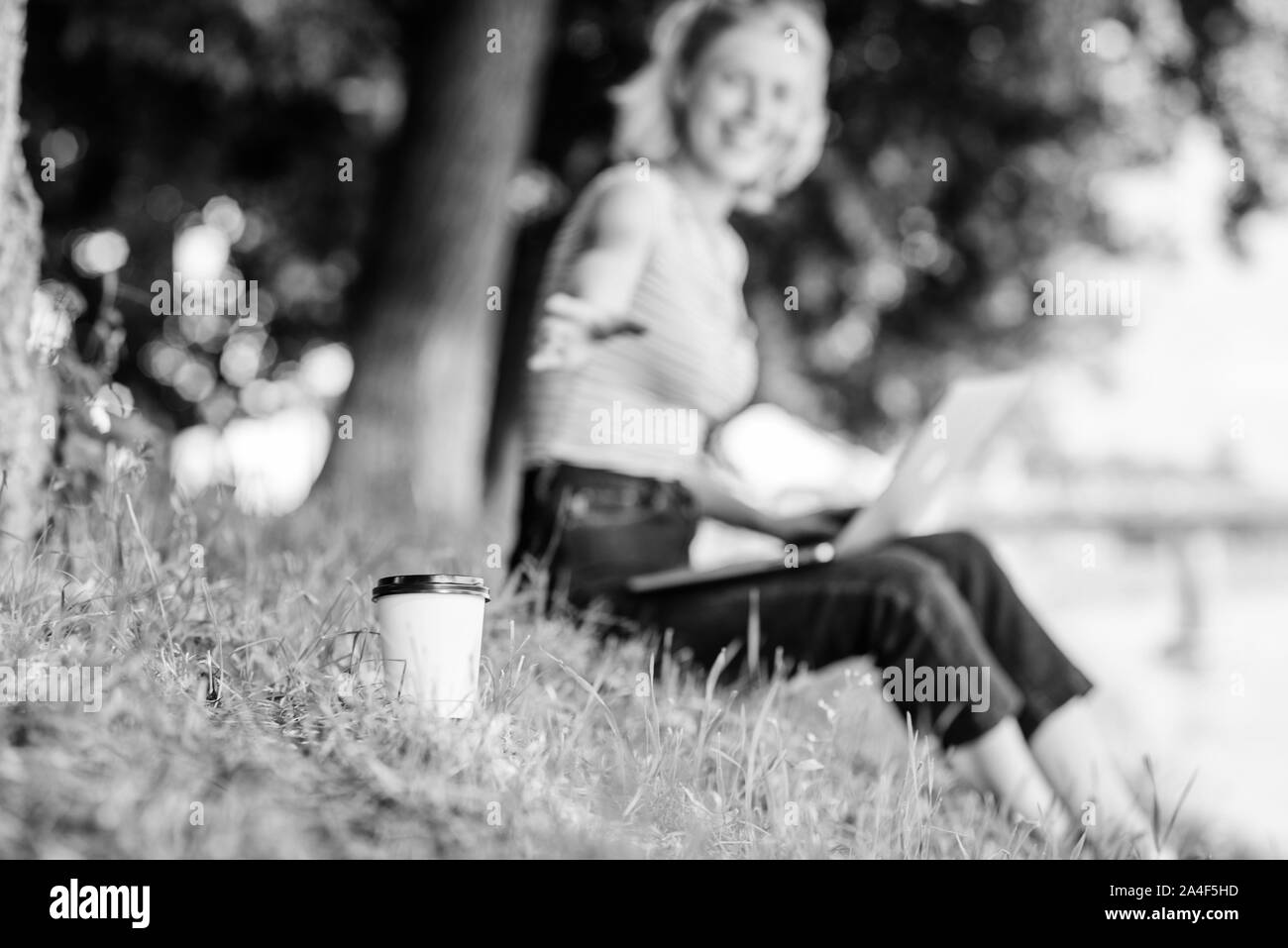 Pretty girl surfing Black and White Stock Photos & Images - Alamy