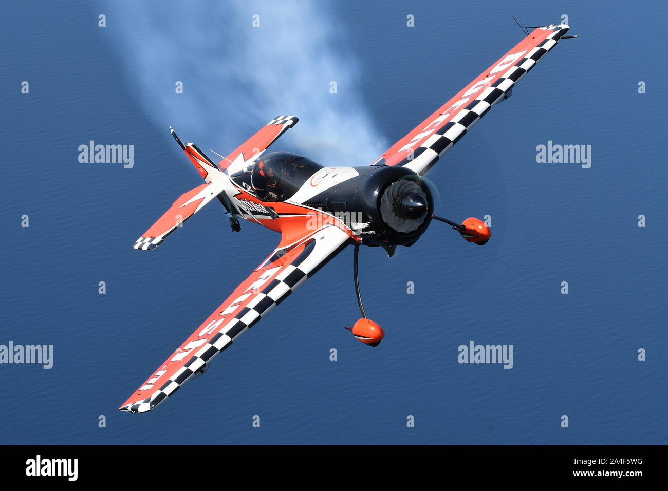 AEROBATIC DISPLAY, SUKHOI Su-26MX AIRCRAFT OPERATED BY 'DUTCH RUSH ...