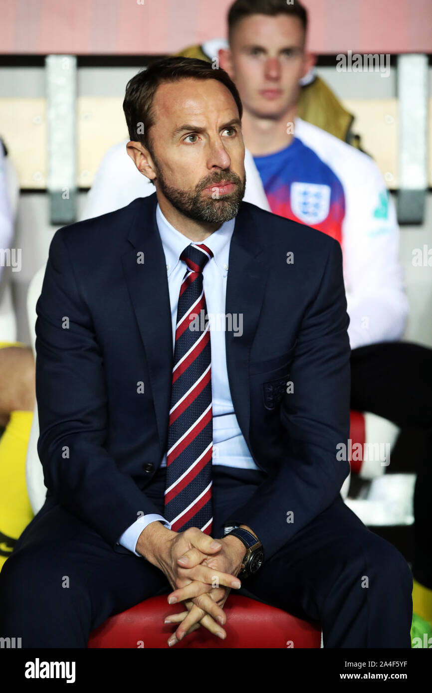 England manager Gareth Southgate during the UEFA Euro 2020 qualifying ...