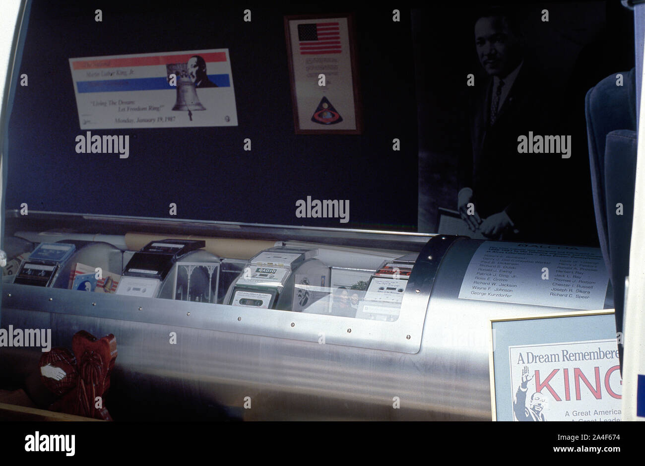 Time capsule holding some of Dr. Martin Luther King, Jr.'s possessions ...