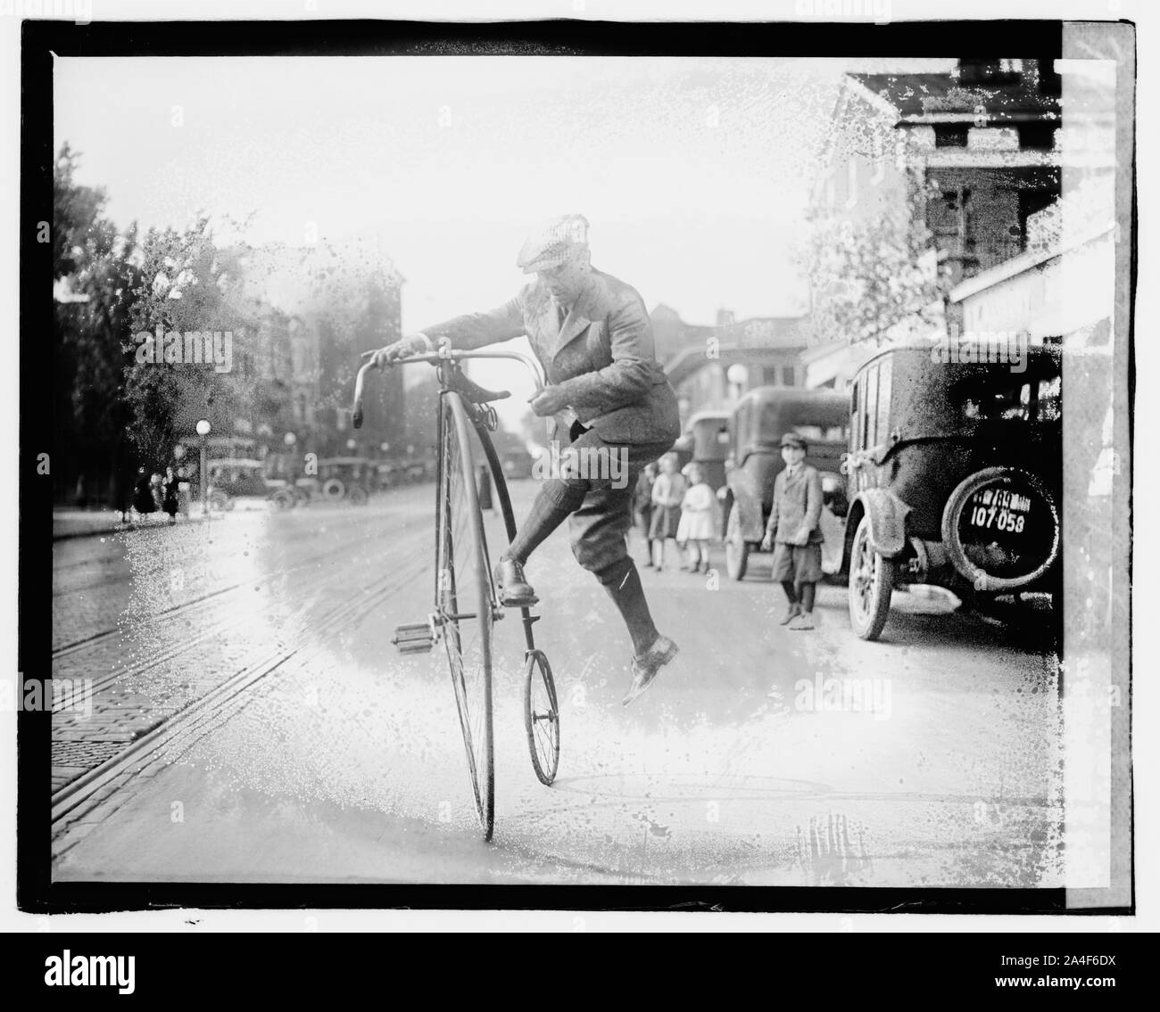 Rear wheel bicycle Black and White Stock Photos & Images - Alamy