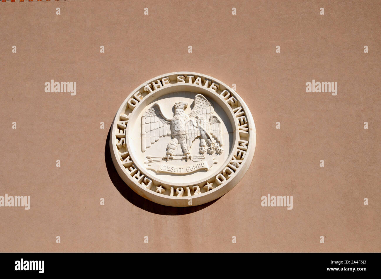 The Great Seal of The State of New Mexico at the State Capitol in Santa ...