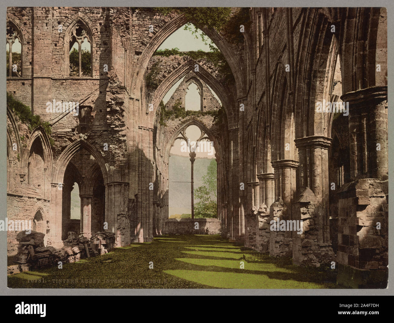 Interior of tintern abbey hi-res stock photography and images - Alamy