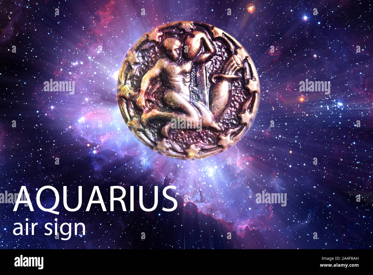 astrology sign of Aquarius Stock Photo - Alamy