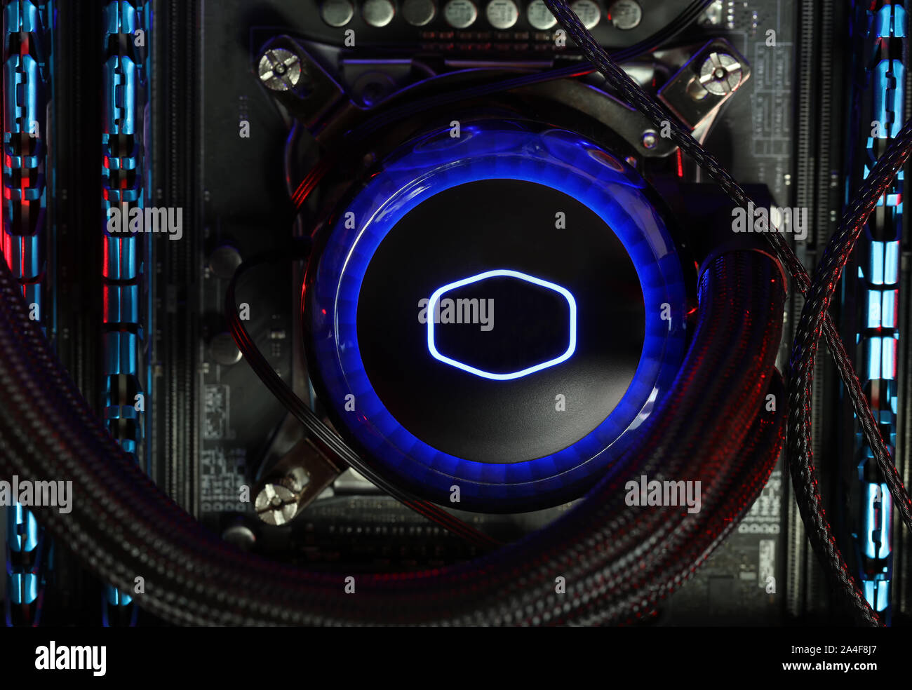 Background for modern computer technology Stock Photo - Alamy