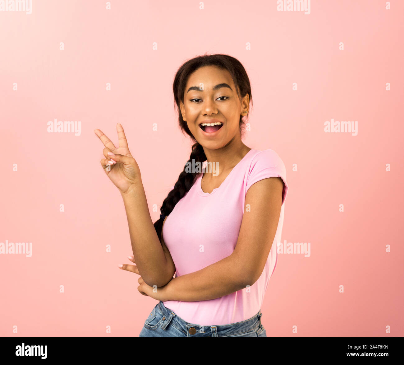 Peace showing hi-res stock photography and images - Alamy