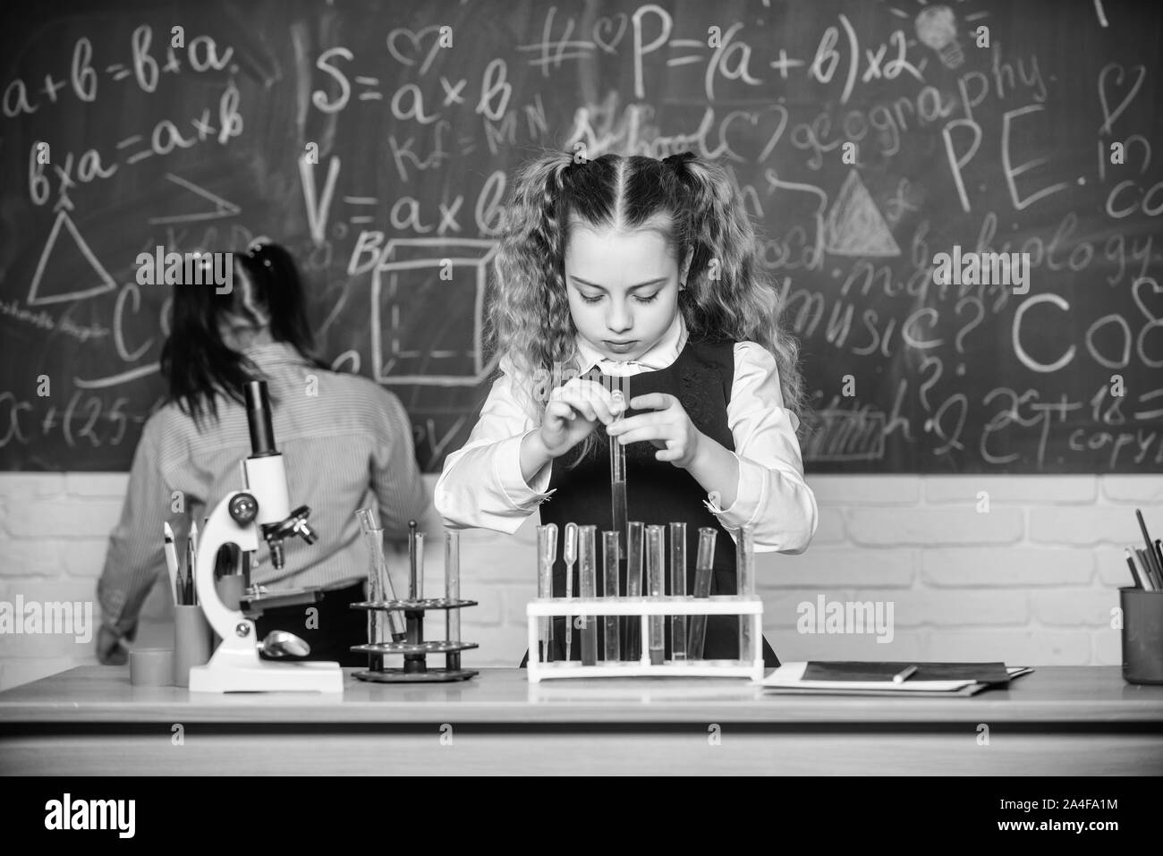 Confident medical experts. childrens day. Little children at school ...
