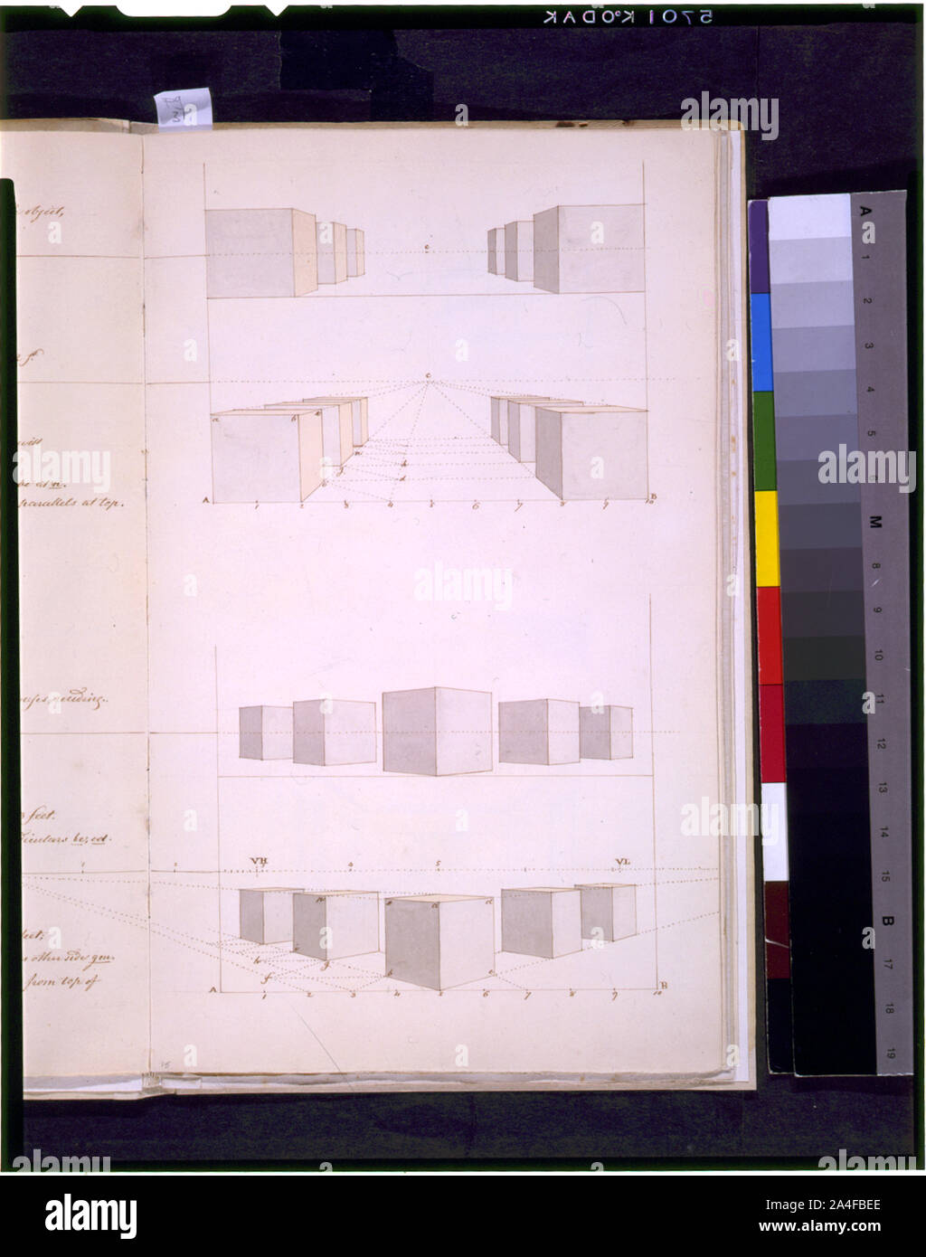 To determine the perspective of squares in various situations [cubes ...