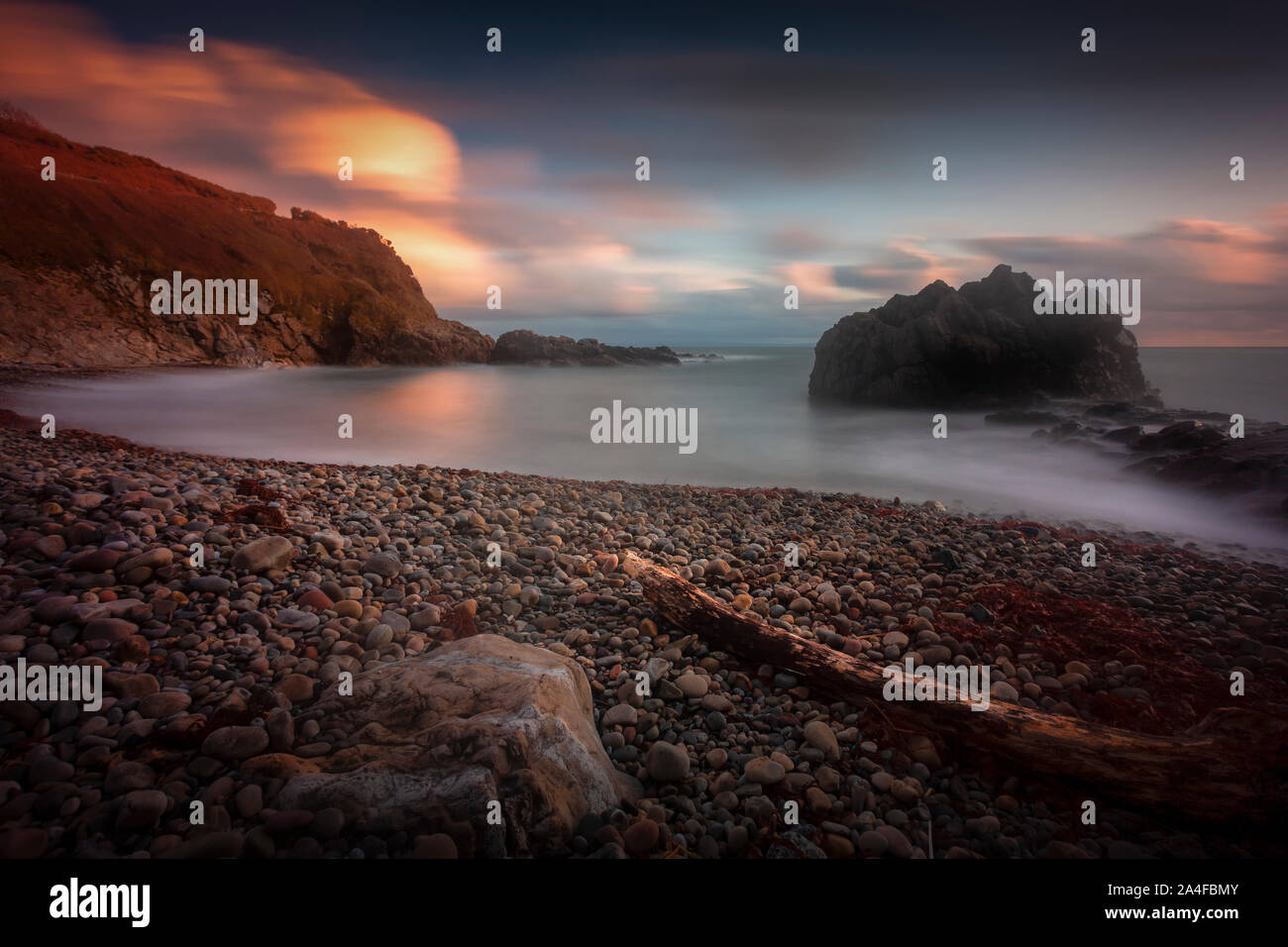 Rotherslade Bay on the Gower peninsula Stock Photo - Alamy