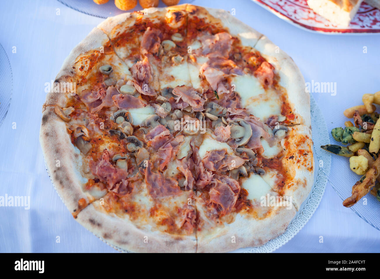 Italian Pizza at buffet 2 Stock Photo - Alamy