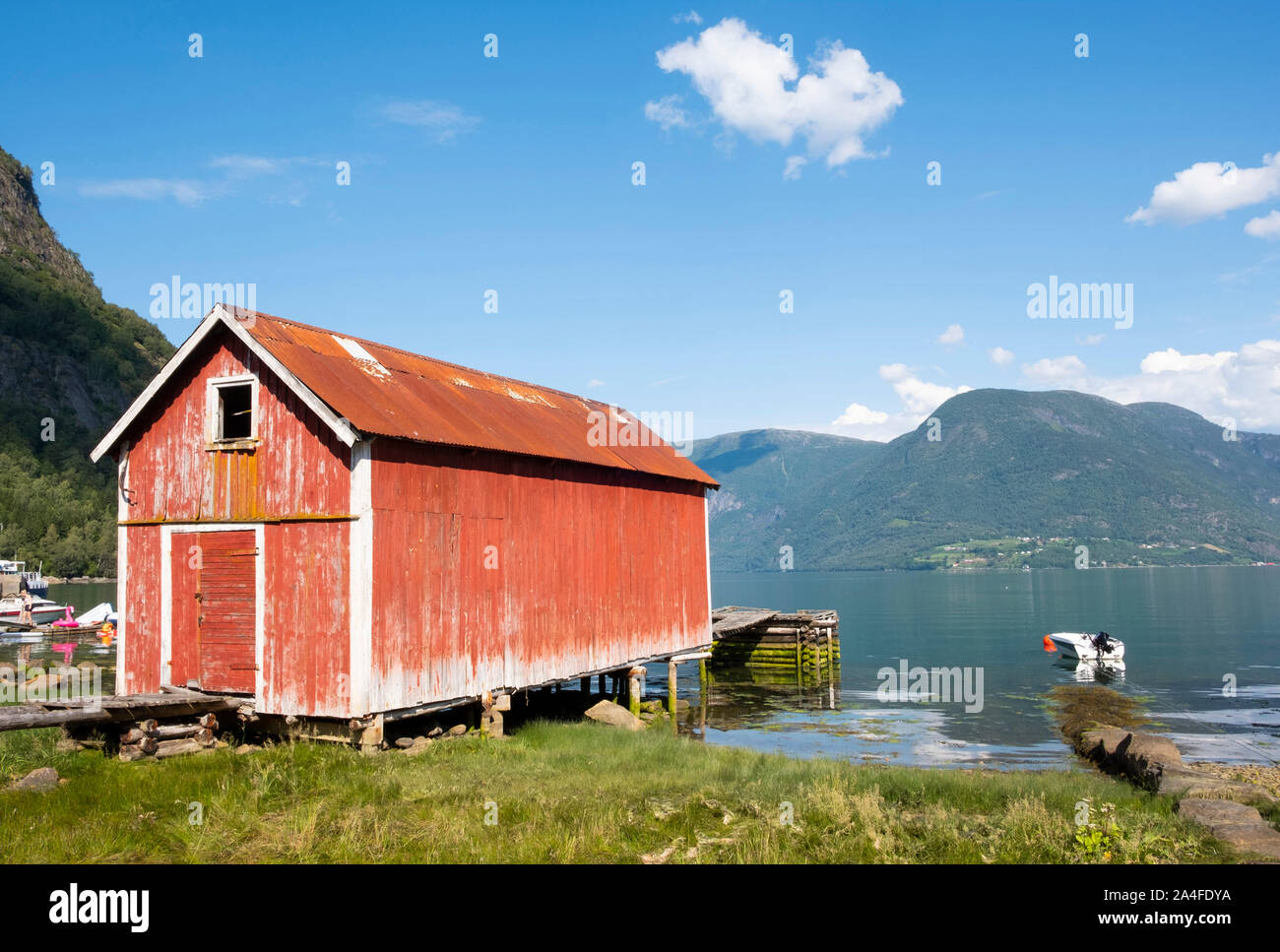 Solvorn lustra fjord hi-res stock photography and images - Alamy